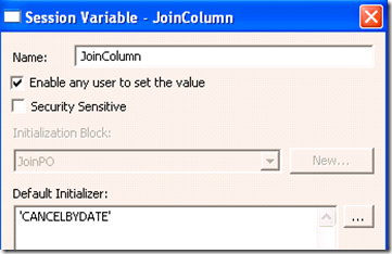 Setting OBIEE Join Columns With Request Variables