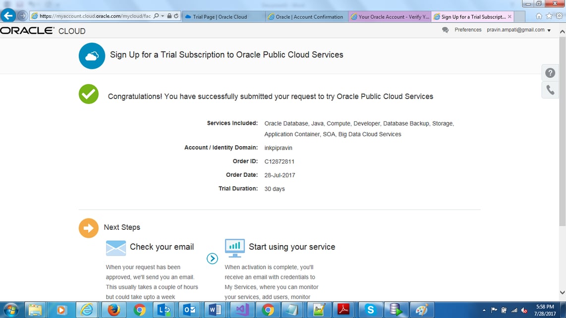 How to Setup Oracle Analytics Cloud Service