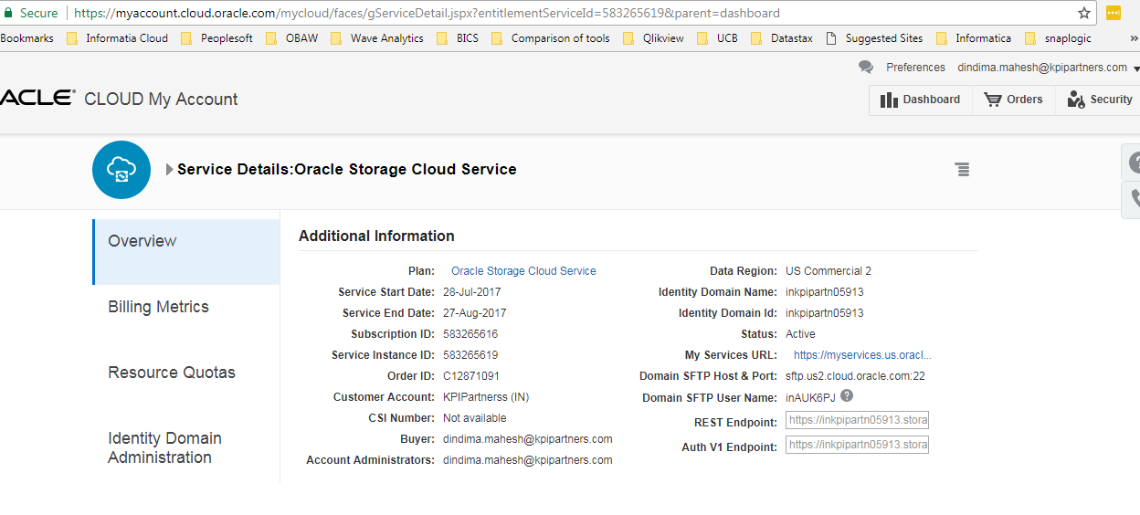 How to Setup Oracle Analytics Cloud Service