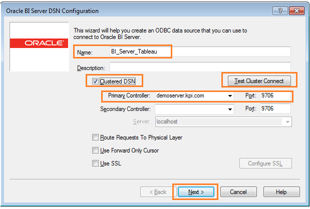Oracle BI Server Connectivity with Tableau (Part 2)